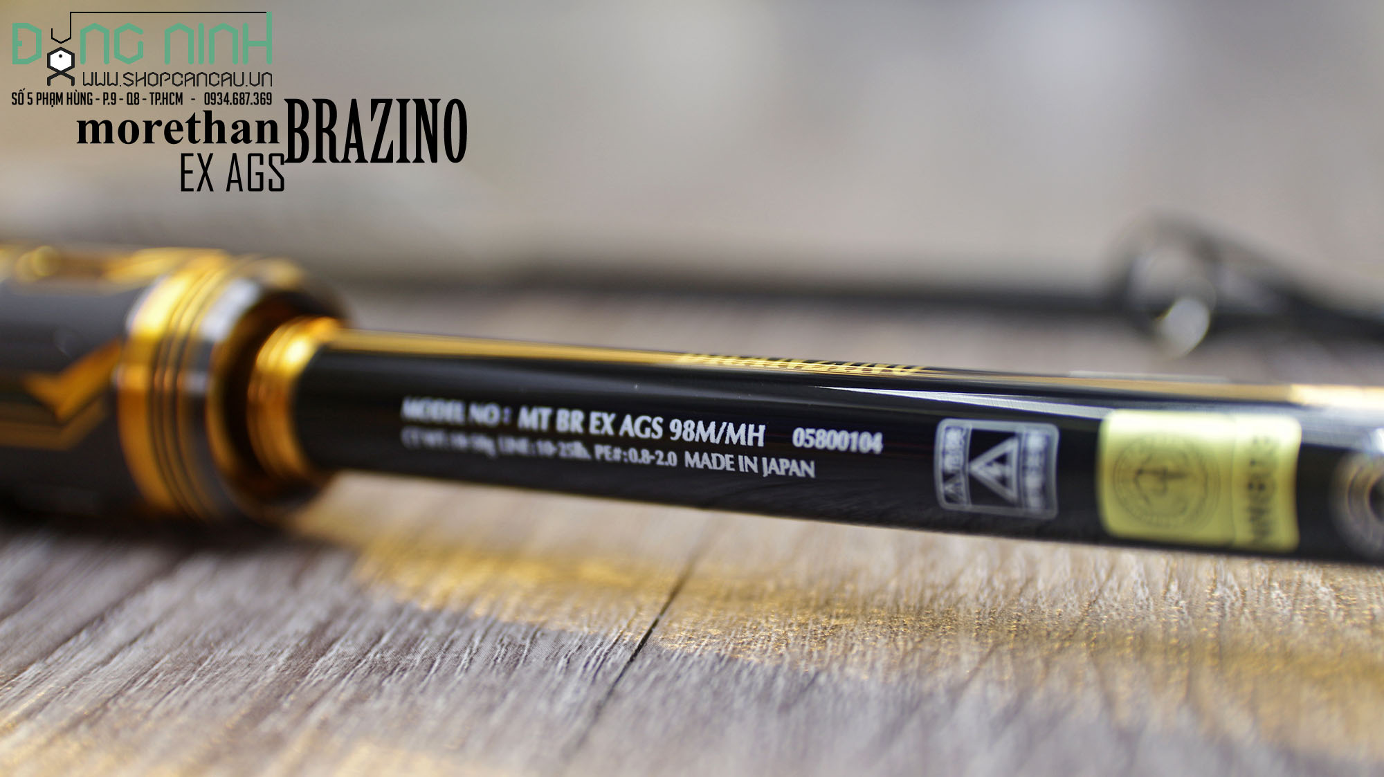 Cần câu Daiwa Morethan Brazino EX AGS - Siêu phẩm Made in Japan